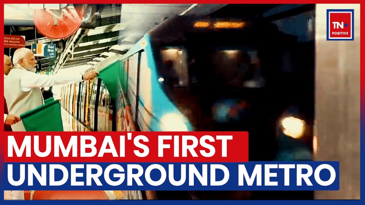 PM Modi | Mumbai's First Underground Metro Inauguration | Mumbai Metro ...