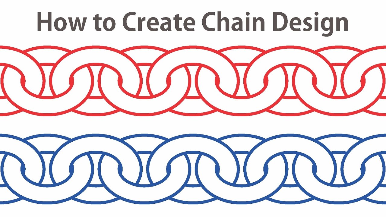 How To Create Chain Design In Corel Design, Corel Draw Tutorials - YouTube