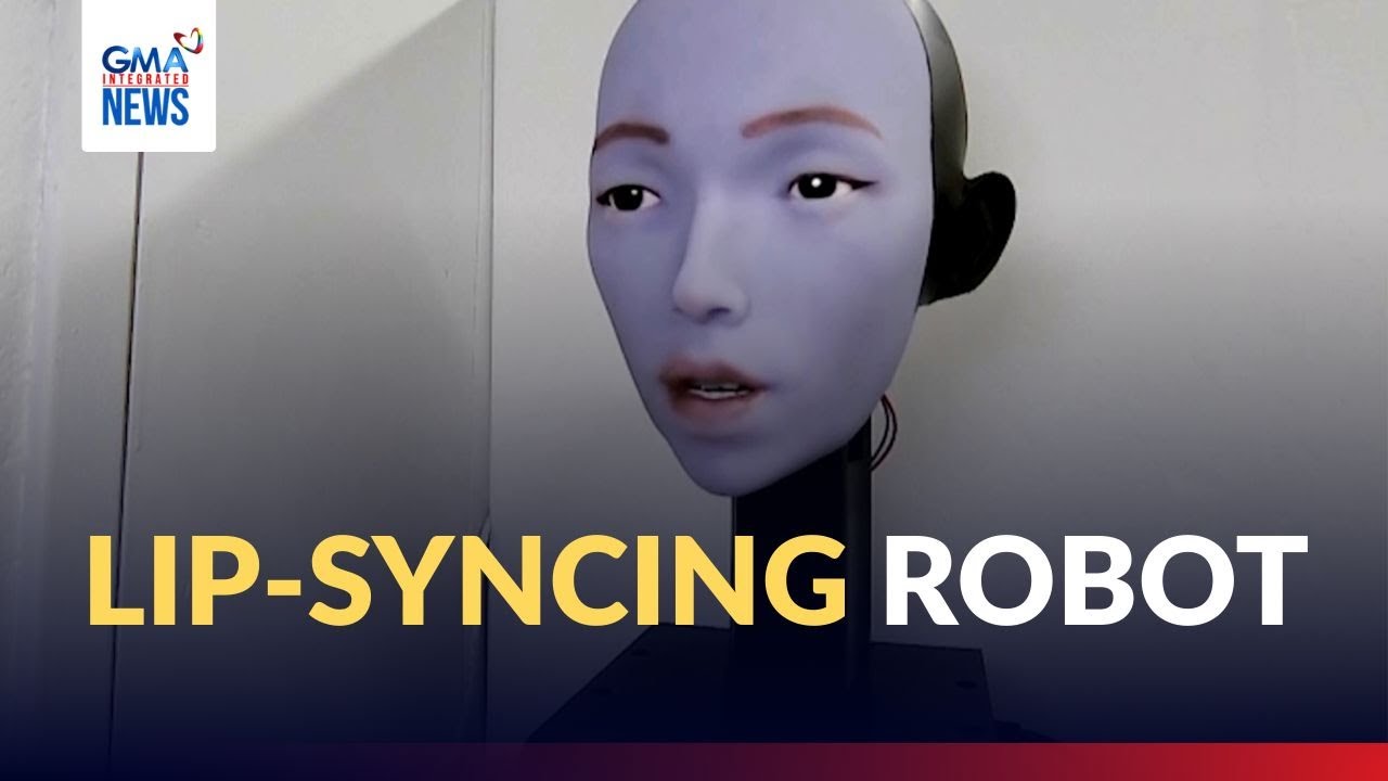 Lip-syncing robot learns to speak and sing using AI | GMA Integrated ...