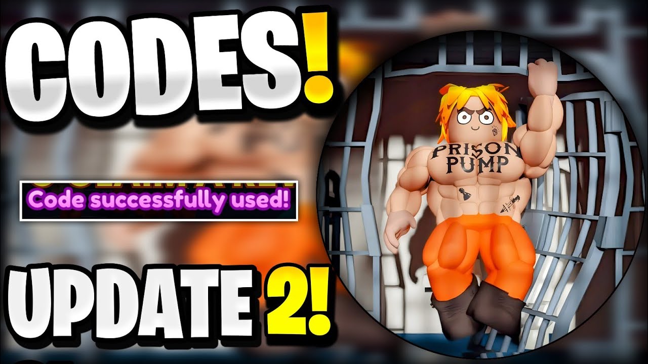 🔥*NEW* All Working UPDATE 2 CODES FOR PRISON PUMP! ROBLOX PRISON PUMP CODES - YouTube