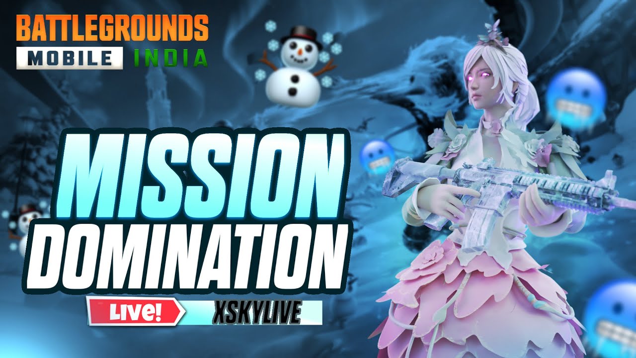 XSkyLive Gaming bgmi live stream snow village #bgmi - YouTube