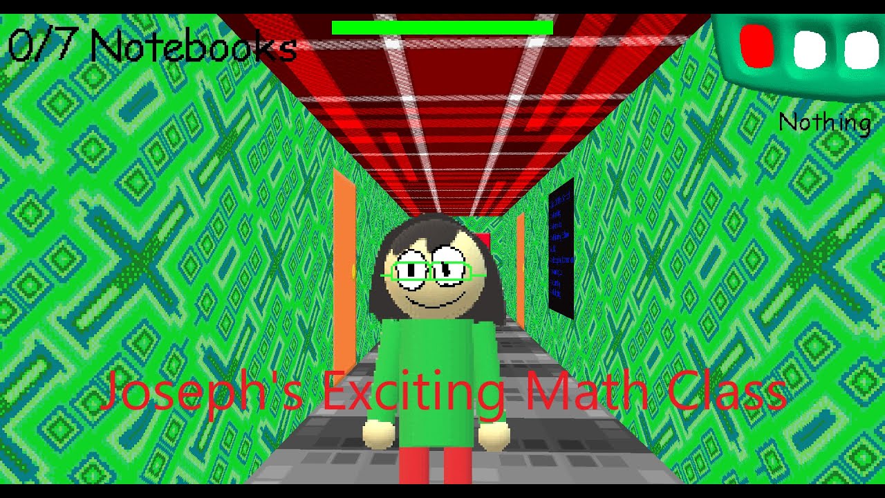 Joseph's Exciting Math Class vs Baldi random games (At the viewer's ...