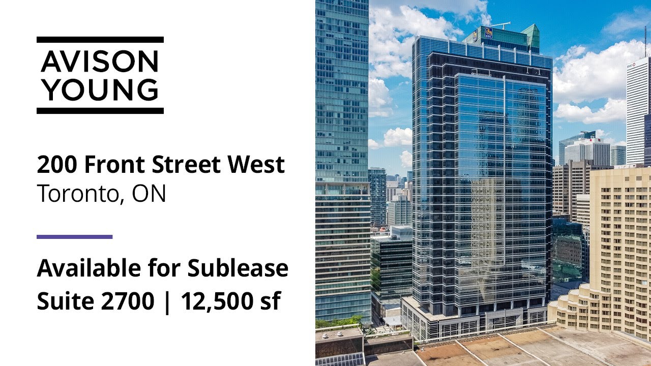 For Sublease - 200 Front Street West - Suite 2700 - YouTube