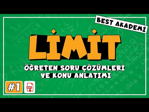 Limit | Konu Anlatımı ve Örnek Soru Çözümleri | PDF Döküman | AYT 2021 | 12. Sınıf Matematik  #limit