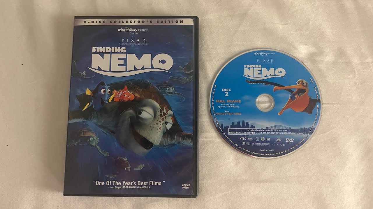 Opening to Finding Nemo 2003 DVD (Disc 2, Full-Screen) (22nd ...