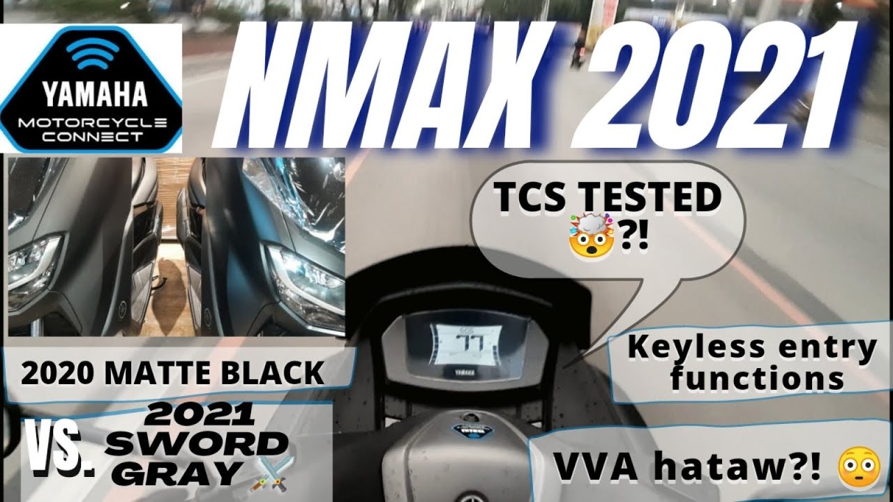 NMAX 2021 Y-Connect ABS with TCS Sword Gray Full Review! - YouTube