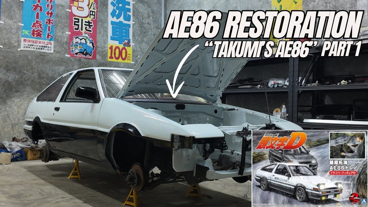 AE86 Restoration Project ( Initial D Spec ) Part 1 - YouTube