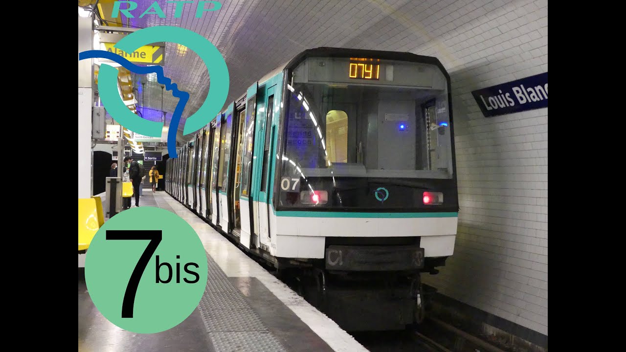 Time Laps de la ligne 7bis avec un mf88 - ITransport08 - YouTube