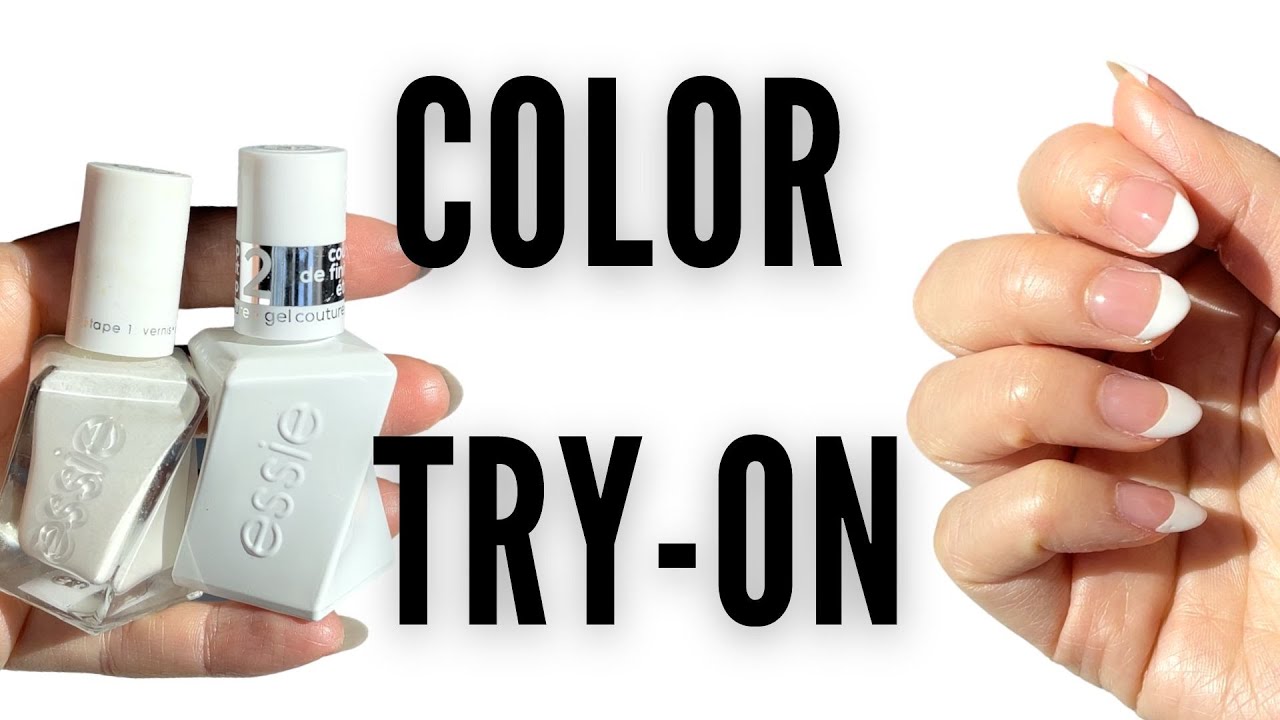 Essie Gel Couture In First Fitting Try-On Color Swatch For Classic ...