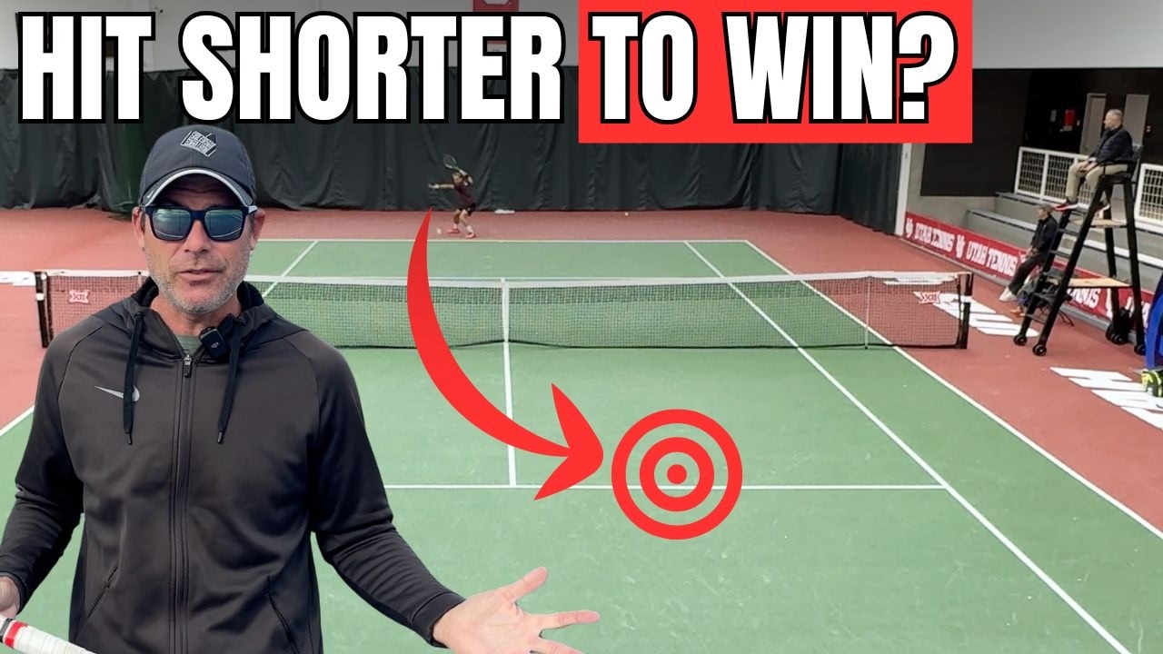 Why hitting SHORT can help you win more tennis matches #tennis - YouTube