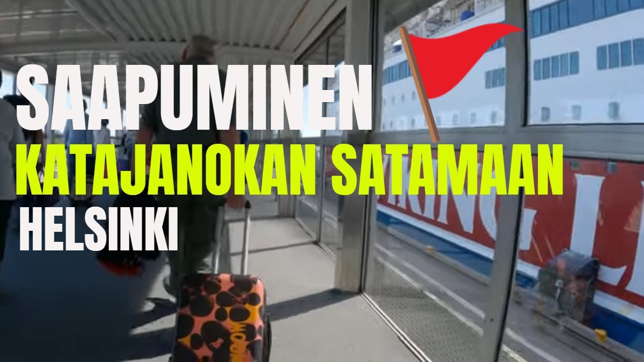 Arriving port of 🇫🇮 Helsinki Finland Saapuminen Katajanokalle - YouTube