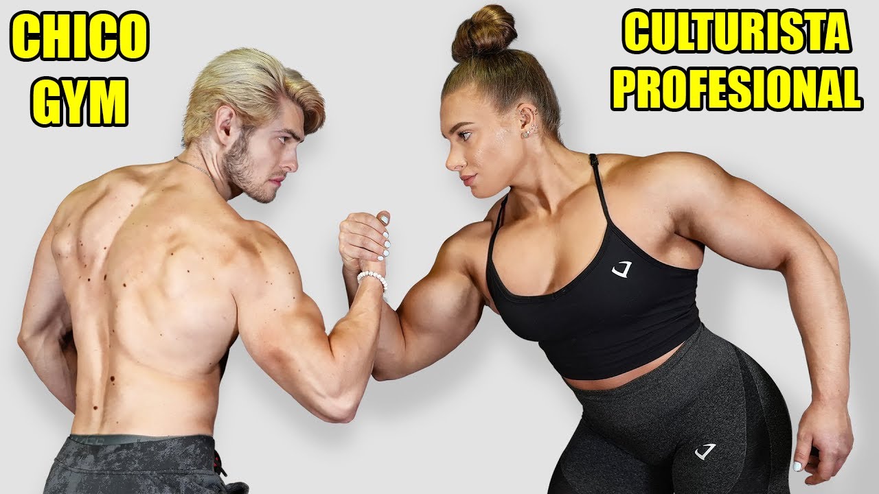 Chico Gym Vs Mujer Fisicoculturista ¿quién Es Más Fuerte Hombre Vs