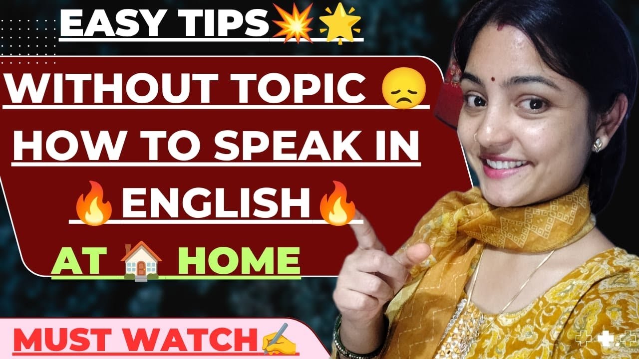 Without Topic how to speak in english 💥😞 / English speaking tricks and ...