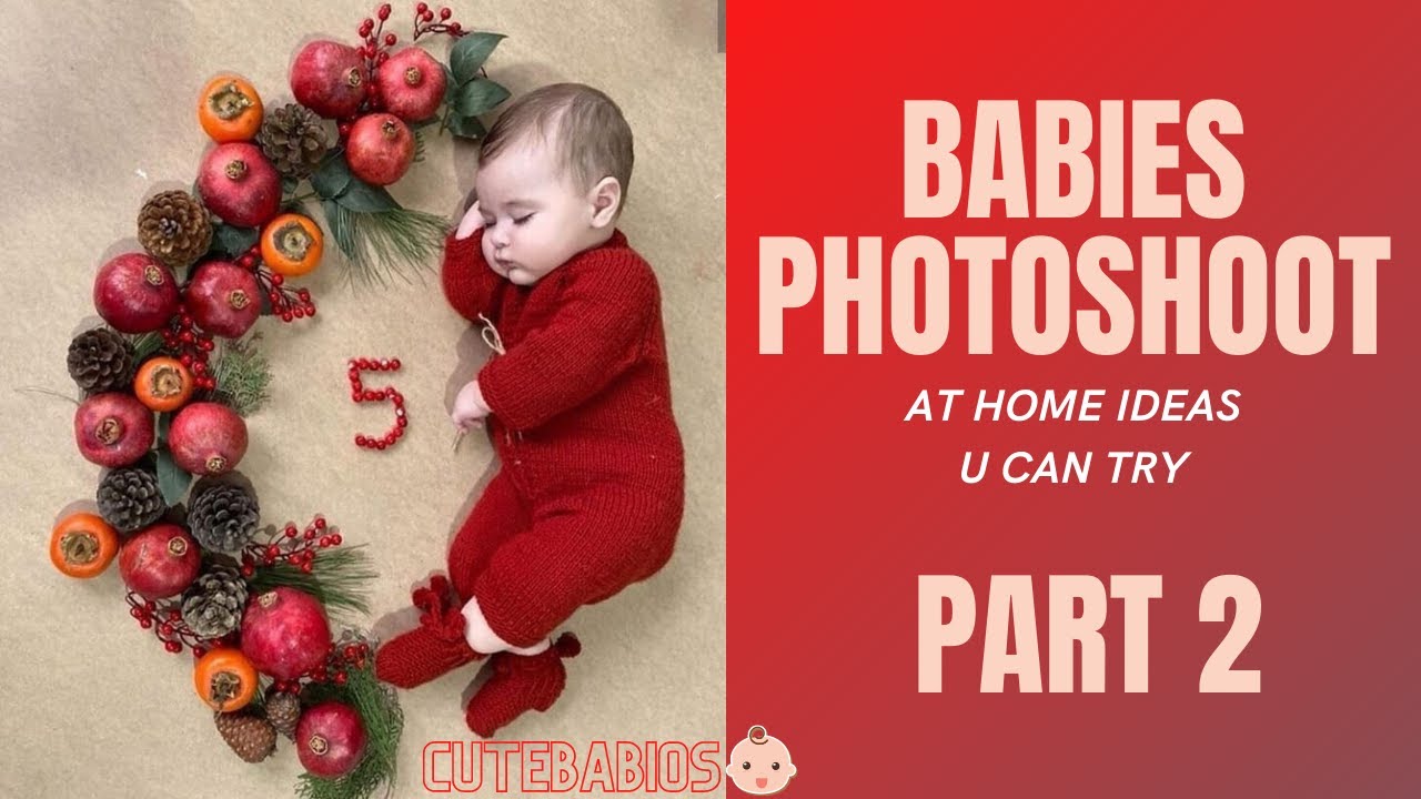 Baby photography ideas with simple and easy things at home - DIY ...