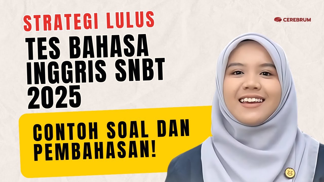 SOAL SNBT - Strategi Lulus Tes Bahasa Inggris SNBT 2025 – Contoh Soal ...