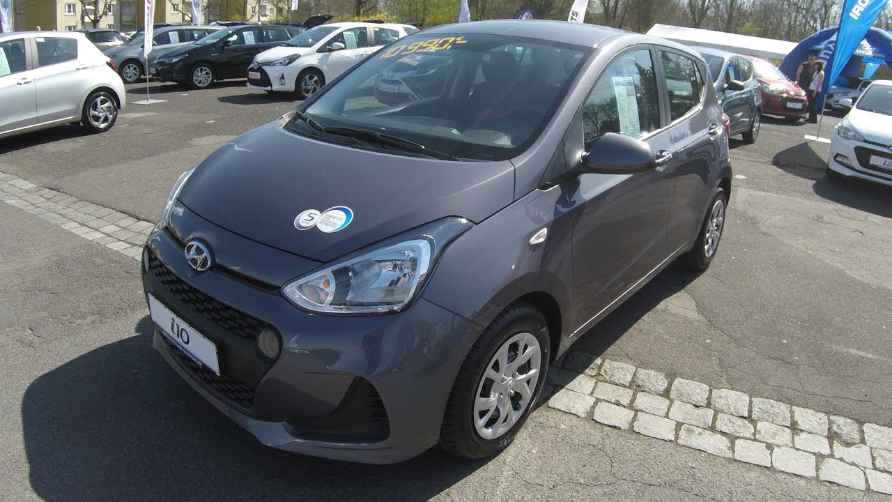 HYUNDAI i10 SOUND MODEL 2017 FACELIFT WALKAROUND AND INTERIOR GREY ...