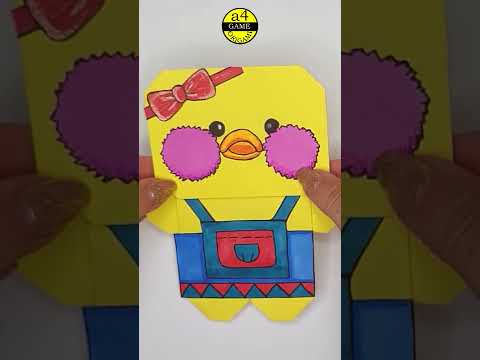 Origami Paper Duck Lalafanfan diy gift How to make origami Paper Craft ...