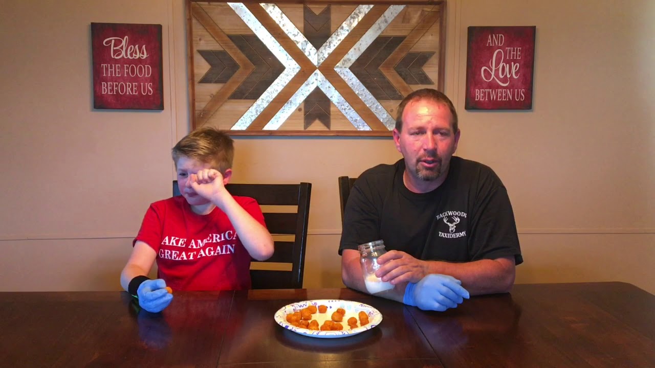 Carolina Reaper Cheese Balls - YouTube