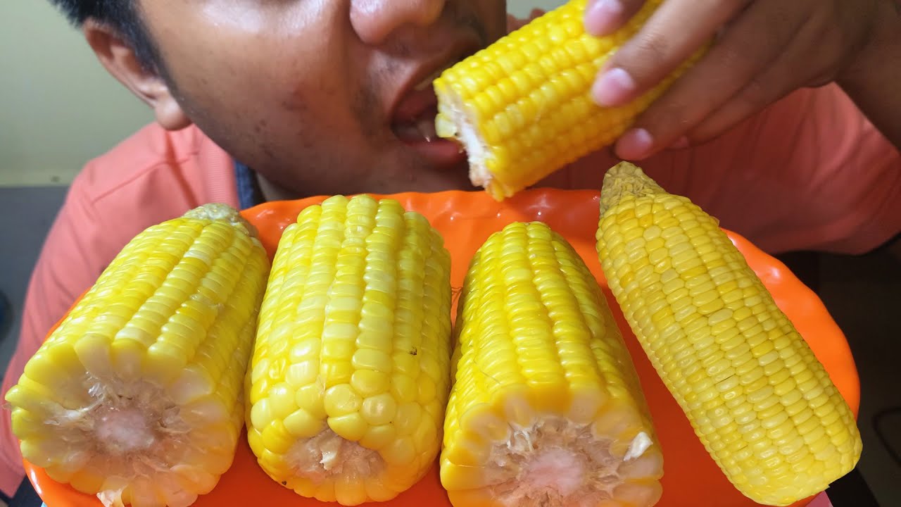 asmr mukbang fruit corn | eating sounds no taking - YouTube