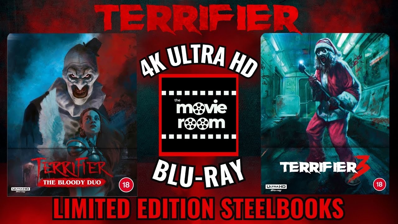 Terrifier The Bloody Duo and Terrifier 3 4K Ultra HD Limited Edition UK ...