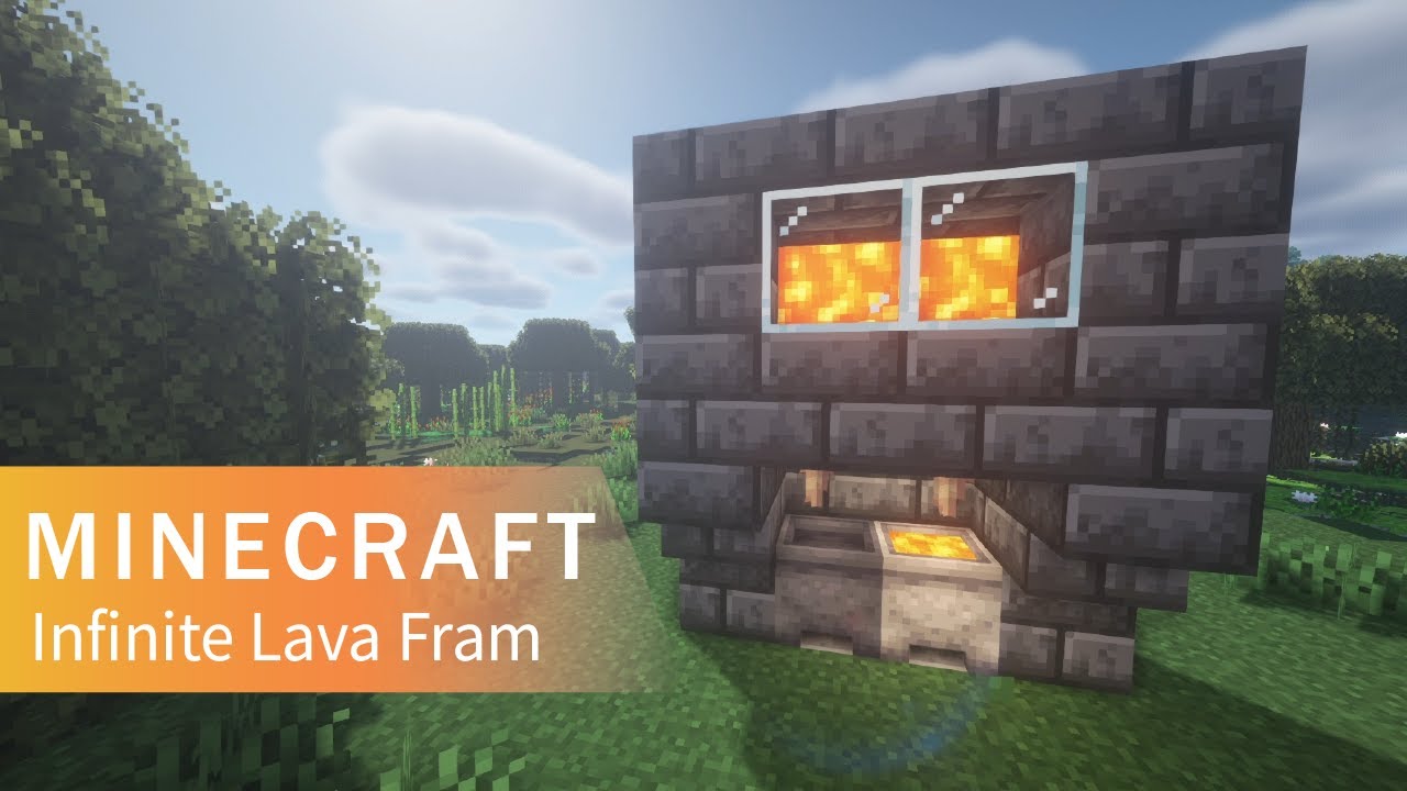Minecraft | How to Build an Infinite Lava Farm - YouTube