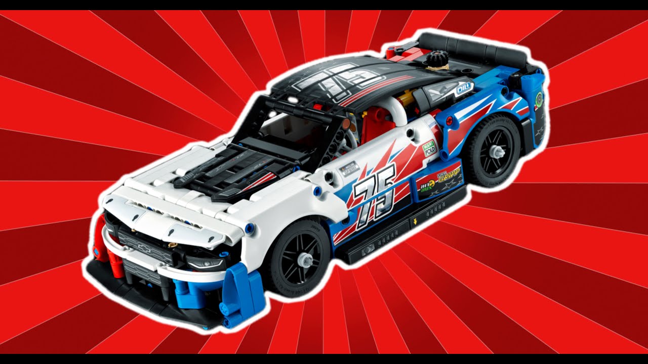 We Built The Brand New NASCAR LEGO Set!!! - YouTube