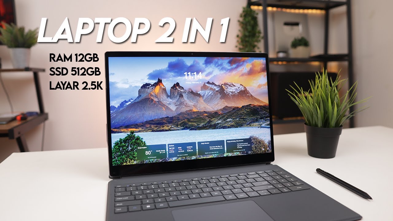 CALON LARIS NIH🔥 Laptop 2 in 1 bisa jadi TABLET‼️ MURAH spek KENCENG🚀 ...