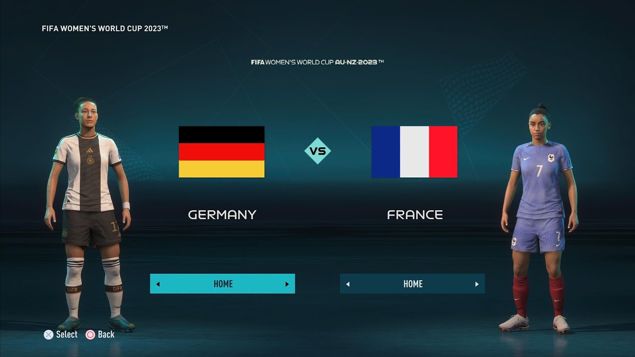 GERMANY vs FRANCE | FIFA WOMEN'S WORLD CUP AU-NZ 2023 | FIFA 23 PS5 ...