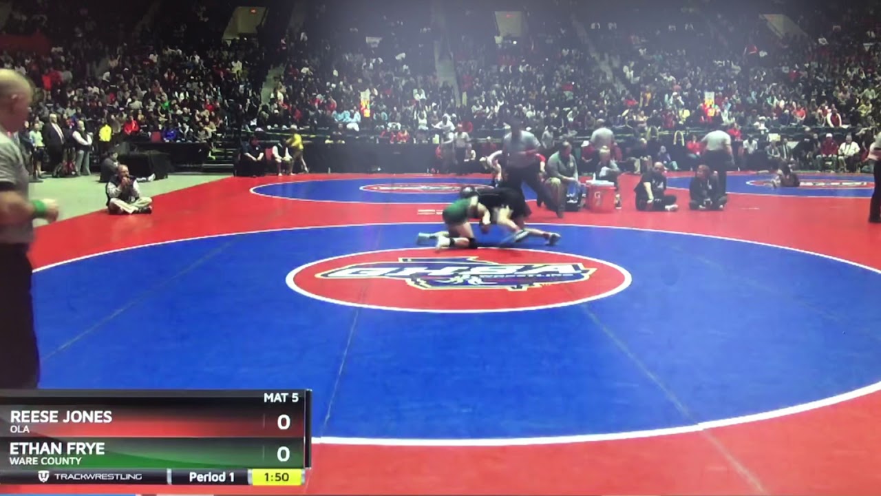 Reese Jones wrestling, GA state champion - YouTube