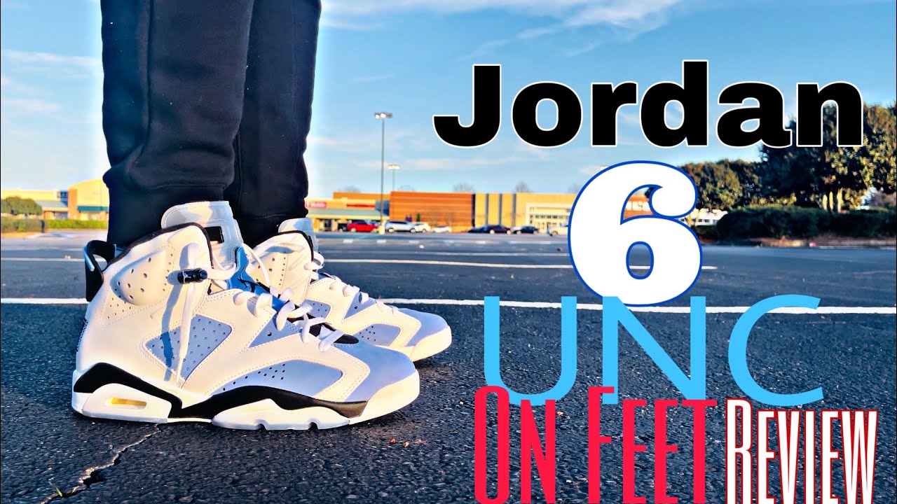 Jordan 6 “UNC” Unboxing & On Feet - YouTube