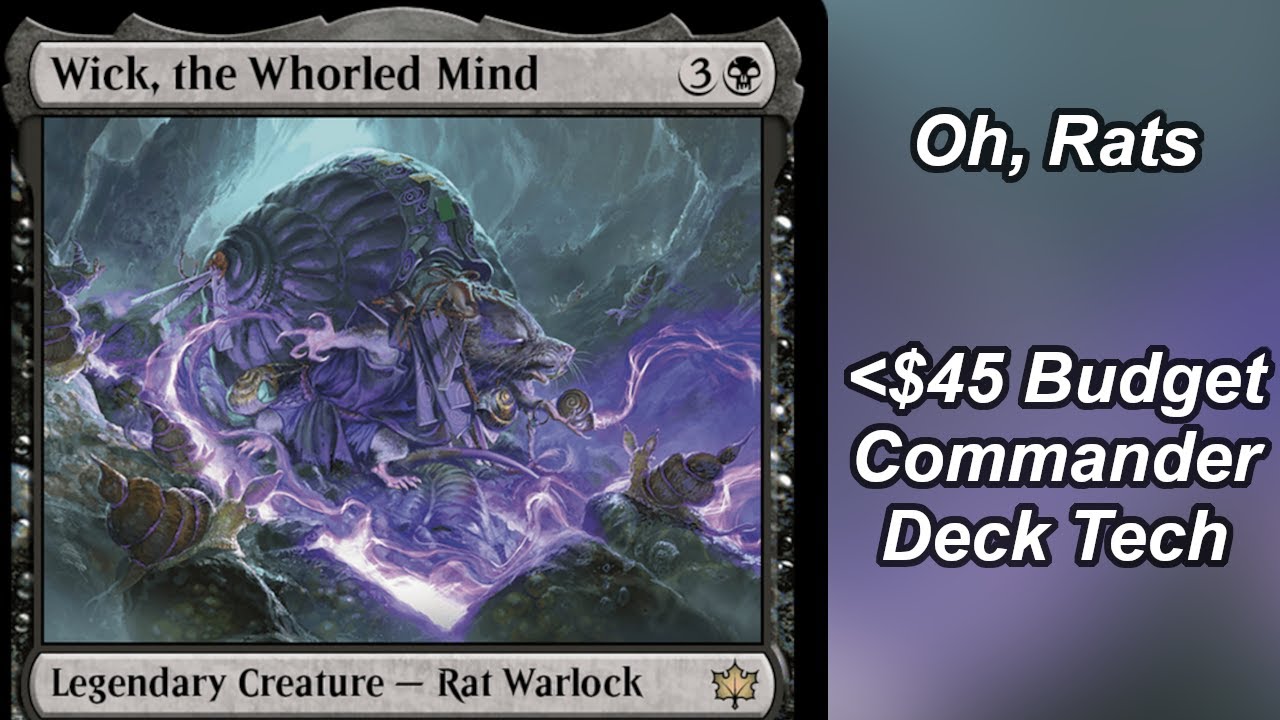 043 Wick, the Whorled Mind Budget Commander Deck Tech | MTG - YouTube