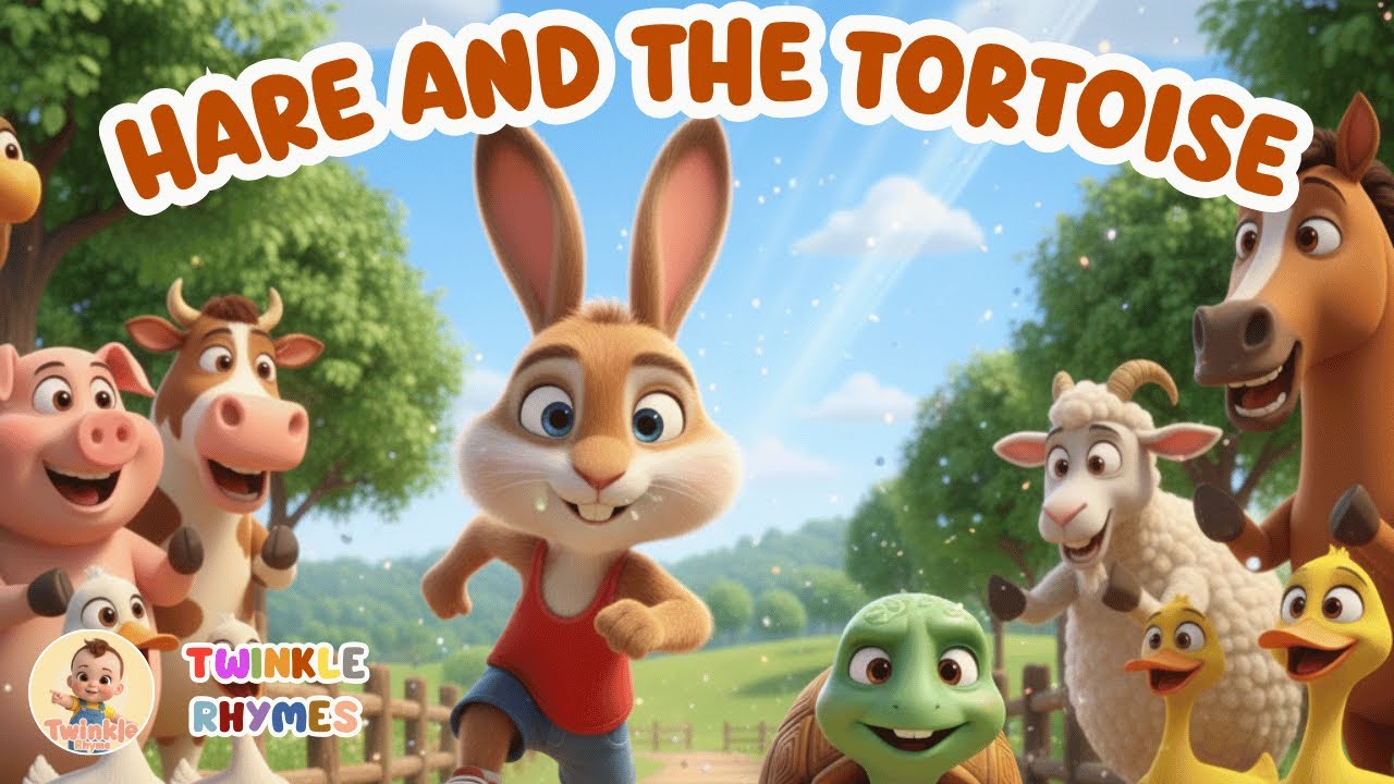 The Tortoise and the Hare | Nursery Rhymes & Kids Songs | Learning for ...