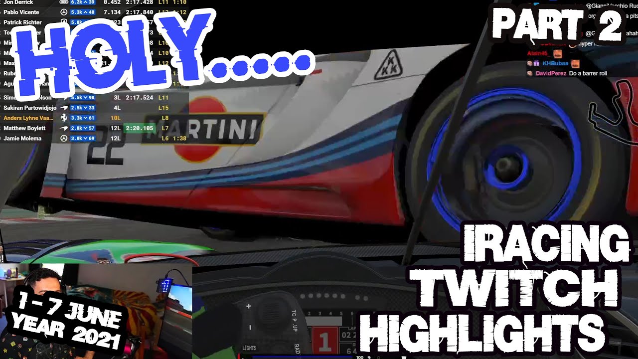 iRacing Twitch Highlights 21S2W12P2 1 - 7 June 2021 Part 2 Funny moves ...