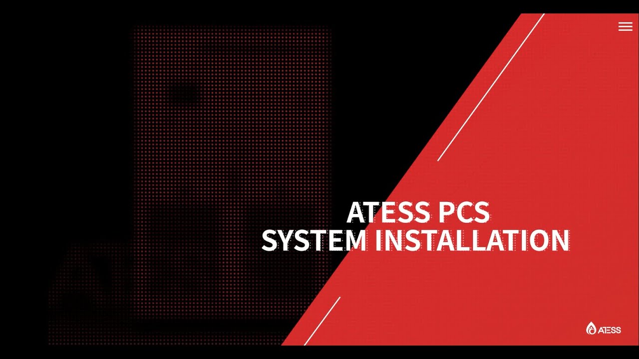 ATESS PCS system installation tutorial - YouTube