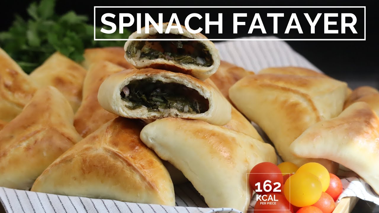 Fatayer Sabanekh - Moajanat sabanekh -Easy fatayer dough - فطاير سبانخ ...