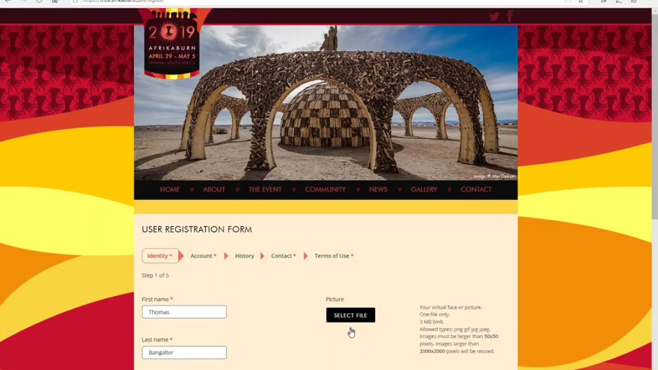 Tribe 101: How to register a profile on the Tribe Website - YouTube
