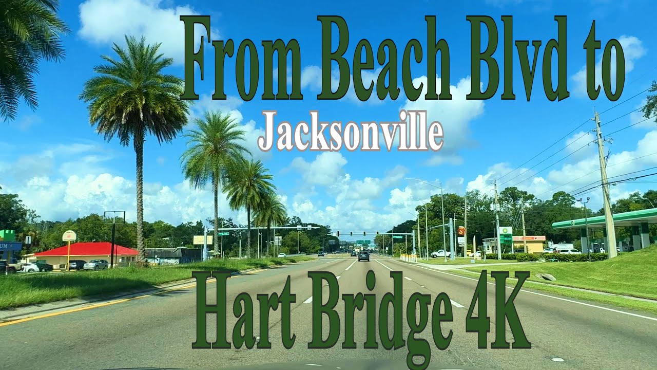 From Beach blvd to Hart Bridge 4K / Jacksonville - YouTube
