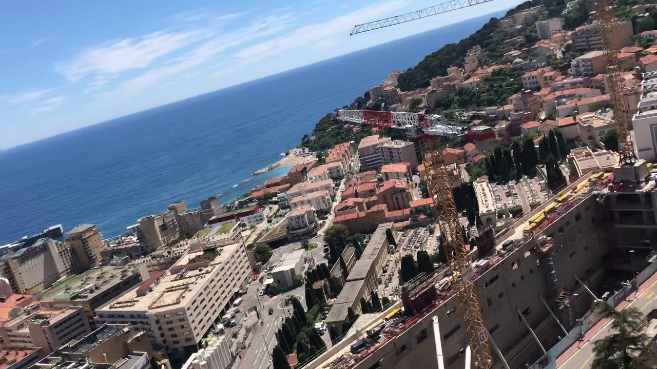 Monaco chantier CHPG Hôpital avenue Pasteur juin 2020 - YouTube
