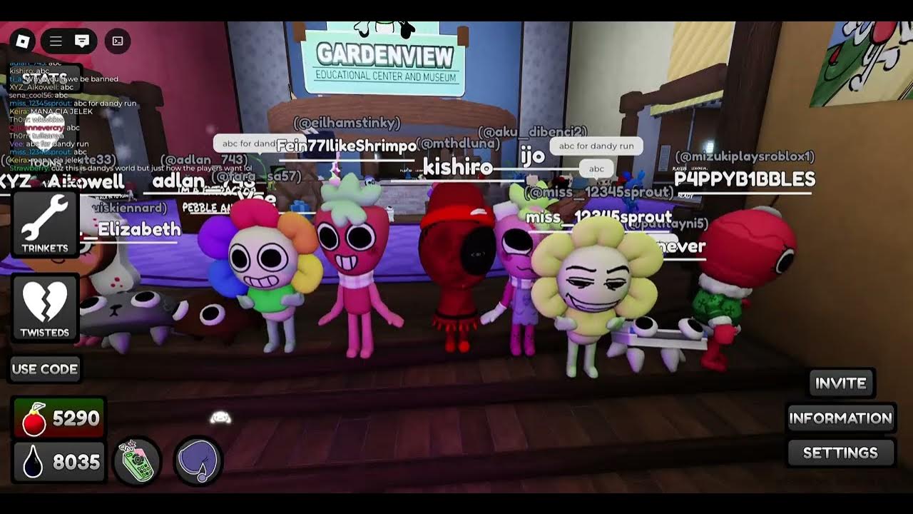 playing dandys world in class (part 1) - YouTube