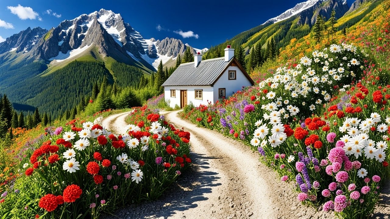 Driving in SWISS (FLUMS) One of the most beautiful Village in ...