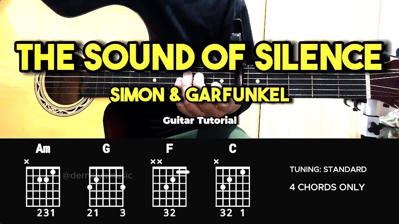 The Sound Of Silence - Simon & Garfunkel | Easy Guitar Tutorial For ...
