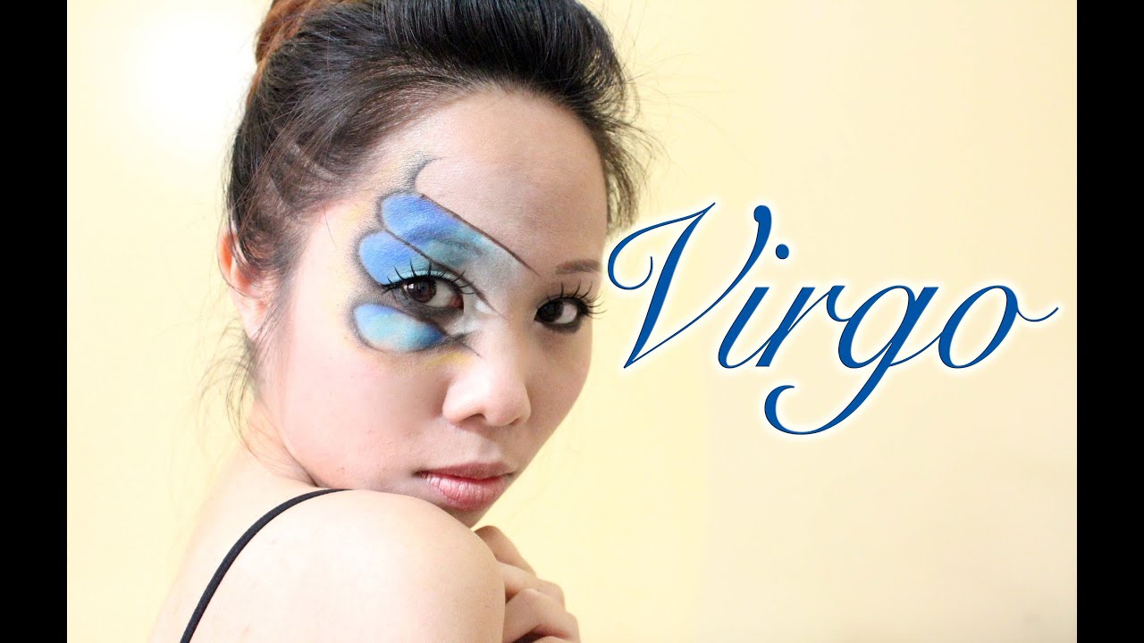 Virgo Zodiac inspired make up - YouTube