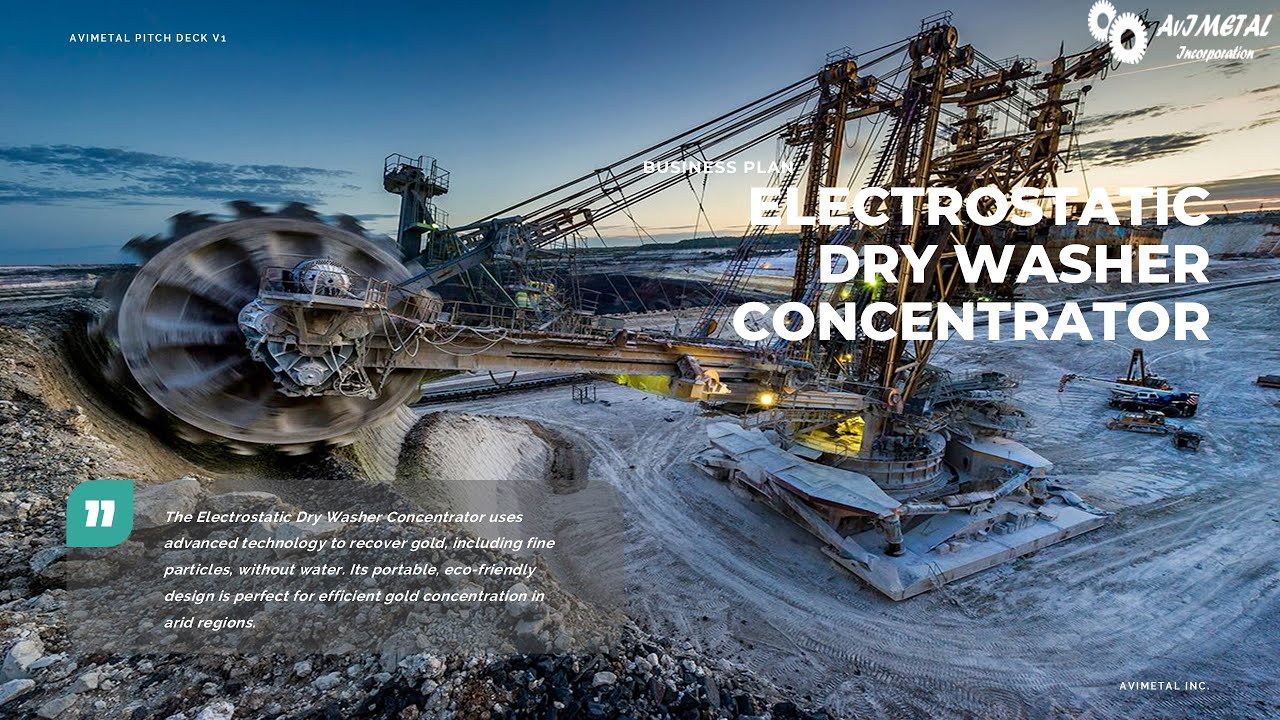 Electrostatic Dry Washer Concentrator - YouTube