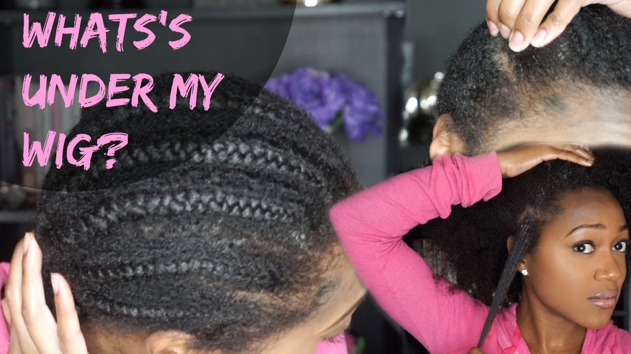 WHAT'S UNDER MY WIG? | TAKING OUT 2 MONTH OLD BRAIDS + HOW TO - YouTube
