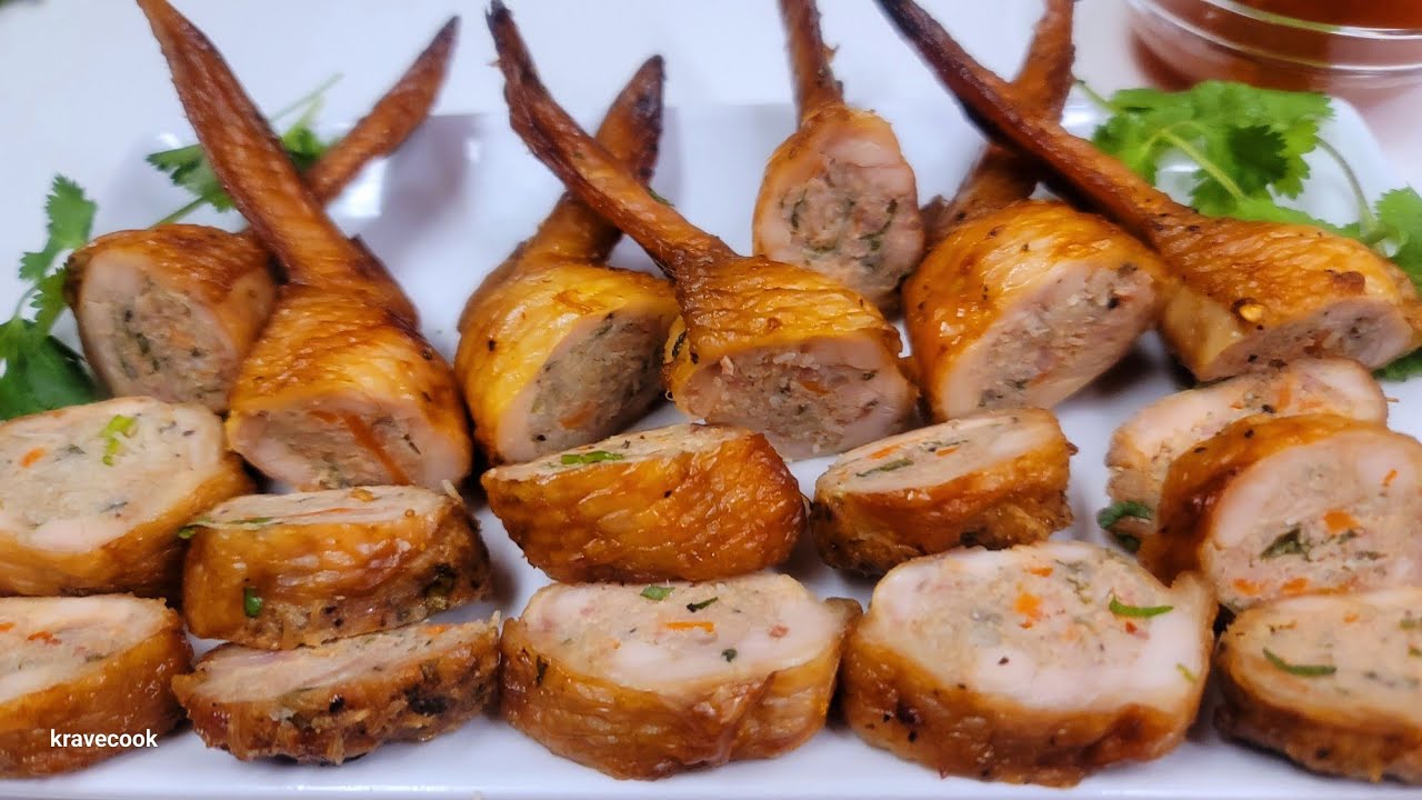 Chicken Wings/ Stuffed chicken wings|| Recipe how to Debone Chicken ...