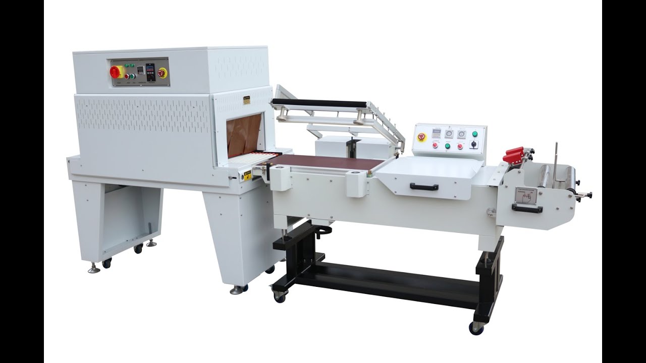 Enlarge Manual Semi Automatic L Bar Sealing Shrinking Package Machine ...