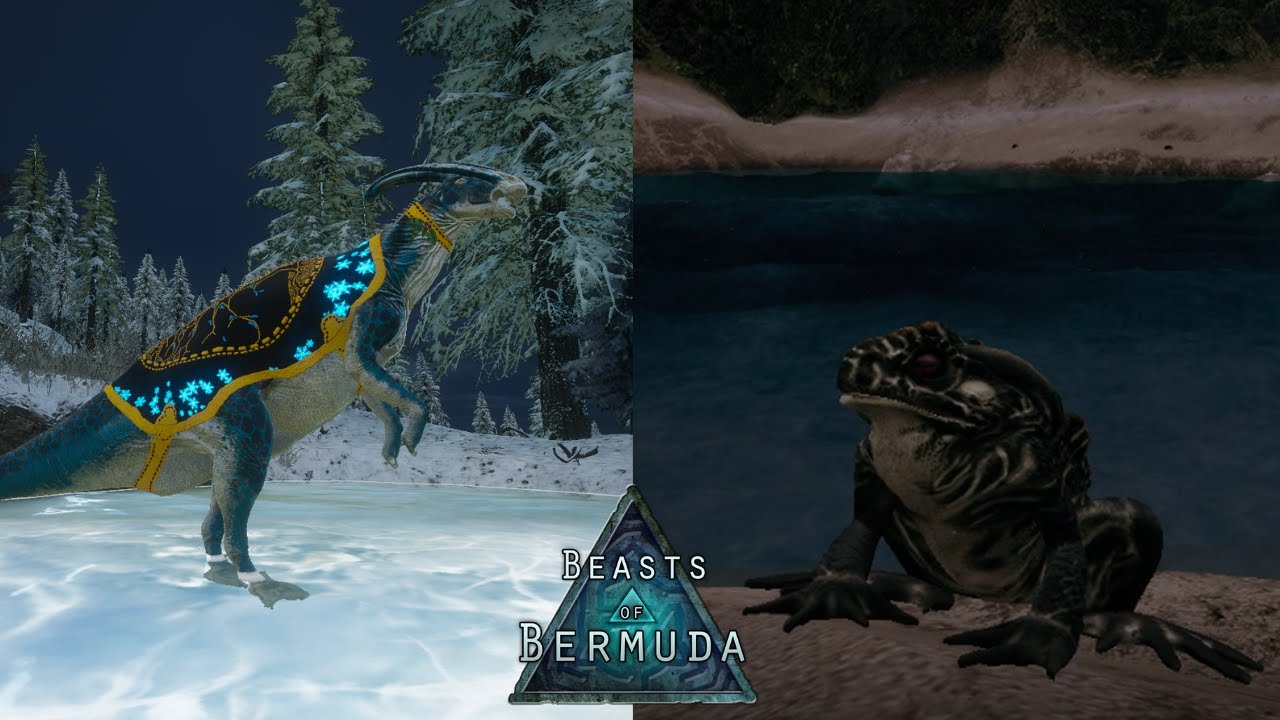 Seasonal Parasaurolophus Winter Skin & Frog Ai - Beasts Of Bermuda ...
