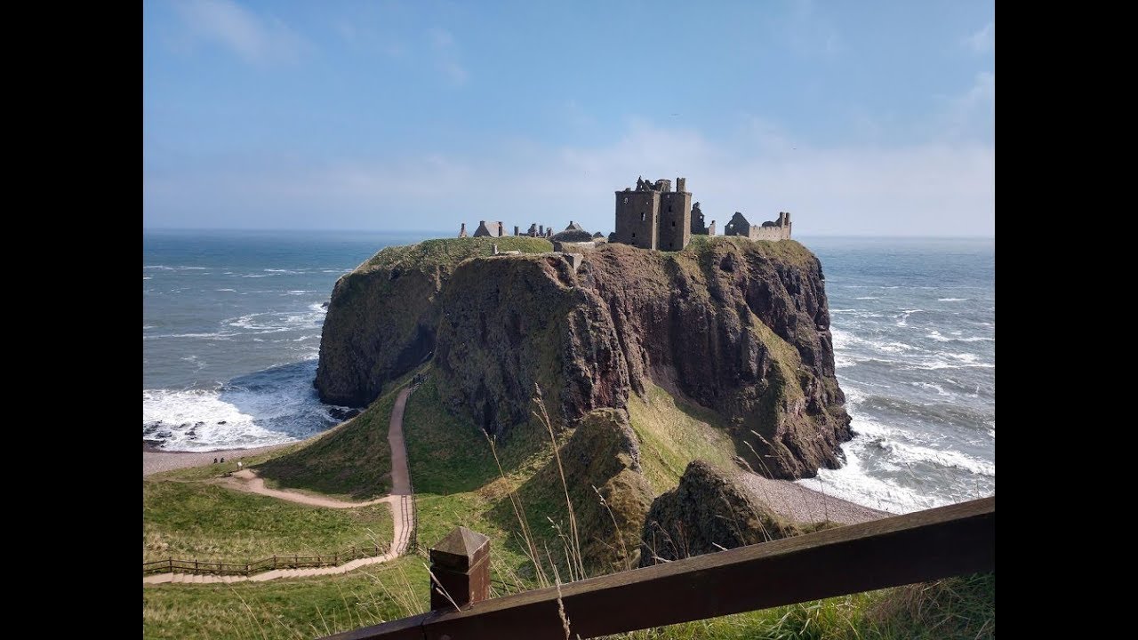 Dunnottar Castle's Amazing Location - YouTube