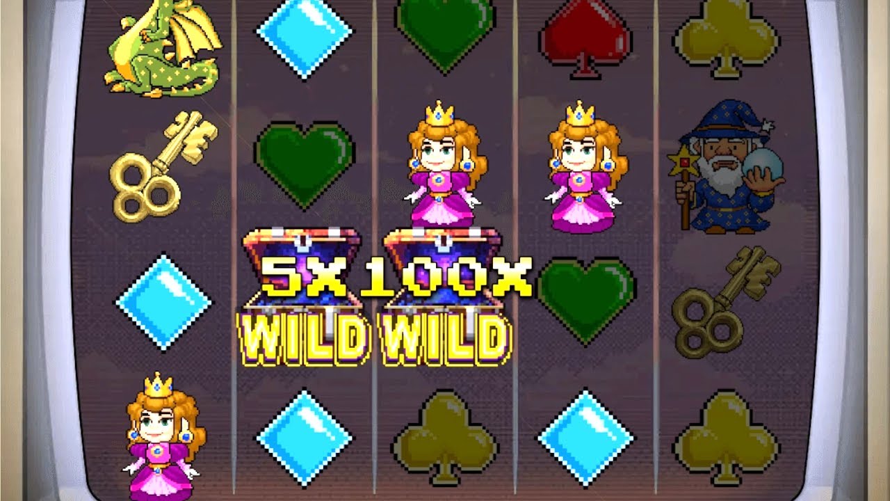 8-Bit Quest slot showing off the BIG 100x MULTIPLIER | Jackpot Wins ...