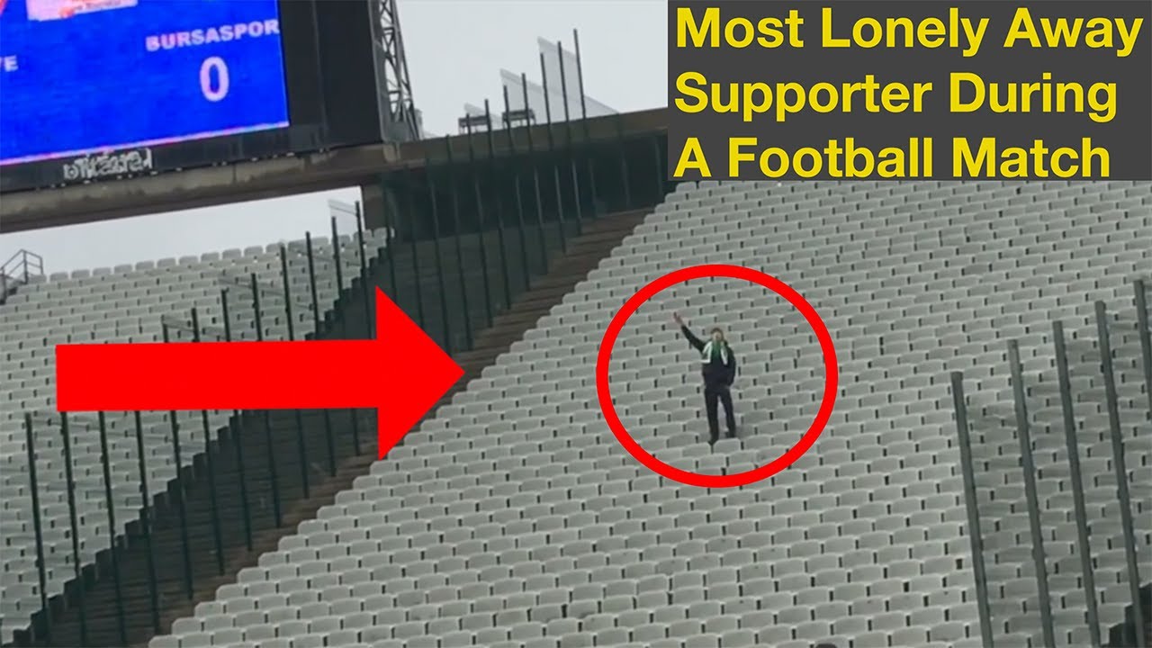 Must See Most Lonely Football Fan/Supporter During The Game - YouTube
